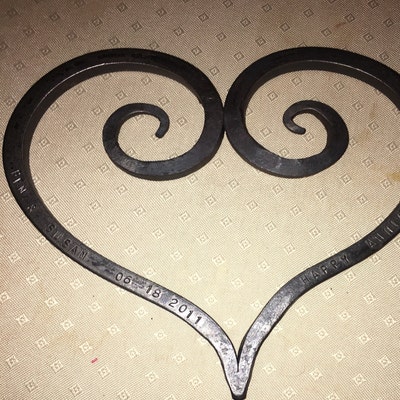 Iron Heart Trivet, 6th Anniversary, Iron Anniversary Gift, Mother's Day ...