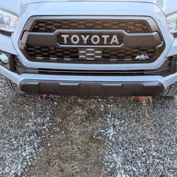 Topo Tri-color Mountains Grille Badge Emblem Fit for Toyota Tacoma ...