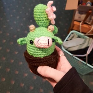 Cute Crochet 2 IN 1 Cow Puff Plushie PDF Pattern almost - Etsy UK