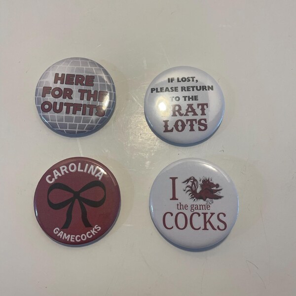 Uofsc Game Day Pins|gamecock Pins|college Football Pins|game Day ...