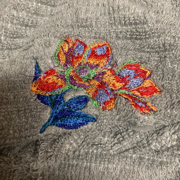 Magnolia Flower Machine Embroidery Design - Magnolia Flower Embroidery ...