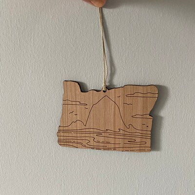 Cascade Mountain Range Tshirt Premium Triblend Tee Oregon - Etsy