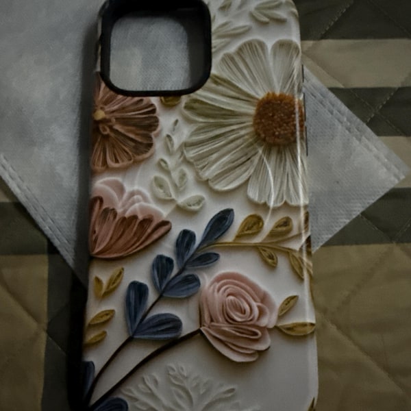 Boho Phone Case Wildfower Faux Quilled Paper Phone Case | 3D Effect ...