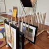 Art Storage Rack - 46.5” Long by 8” Wide With 18” Tall Dowels - for ...