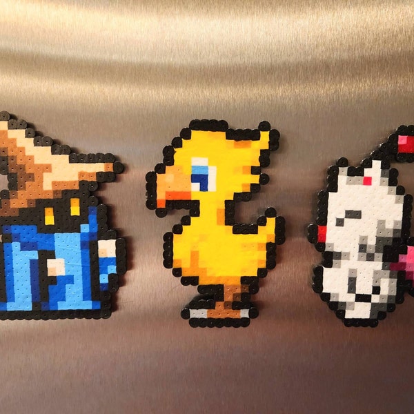 Final Fantasy 8-bit Perler Magnet Set of 3 - Etsy