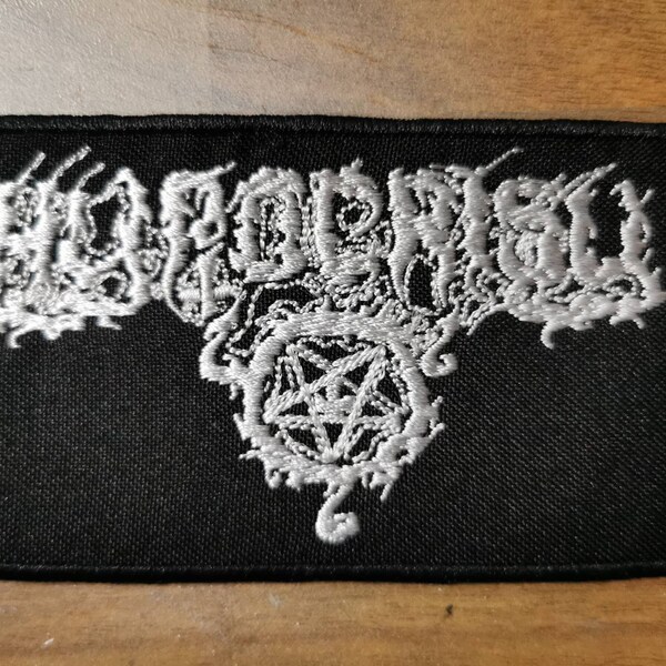 TREBLINKA Embroidered Patch Tiamat Morbid Nifelheim Sarcofago Grotesque ...