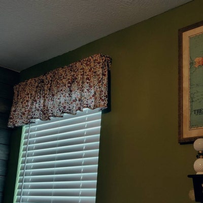 Cow Farm Valance Farmhouse Style Cow Theme Country Side Window Curtain ...