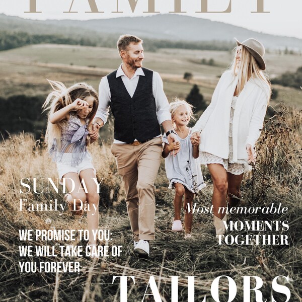 Editable Canva Template for Personalized Magazine, Personalized Gift ...