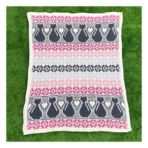 Meow Overlay Mosaic Crochet Pattern Only - Etsy