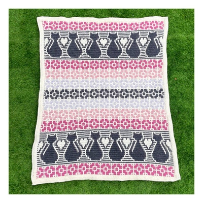 Meow Overlay Mosaic Crochet Pattern Only - Etsy
