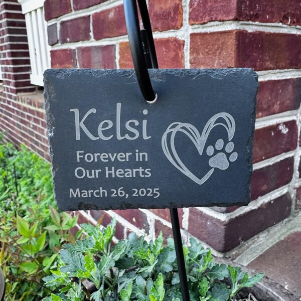 Pet Chicken Hen Memorial Garden Sign With Hanging Stake - Honor Your ...