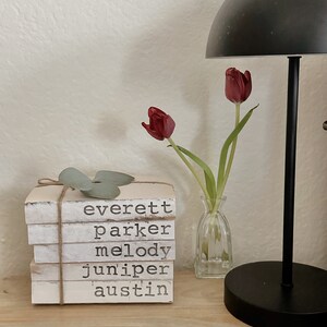 Personalized Custom Book Decor, Personalized Family Books, Personalized ...