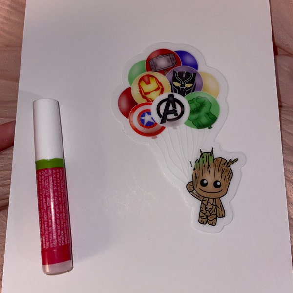 Avengers Assemble Sticker | Marvel's Groot, Iron Man, Captain America ...