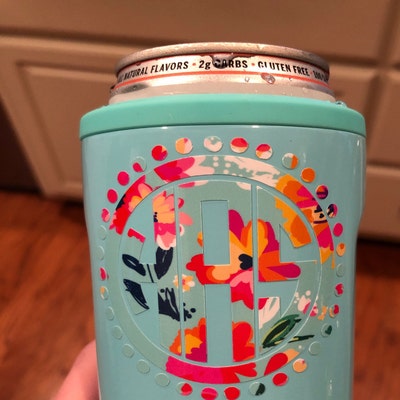 Lilly Monogram Decal Vinyl Monogram Sticker Monogram Decal for Car ...