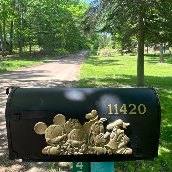 Custom Mailbox Number, Traditional Mailbox Decals, Mailbox Stickers ...