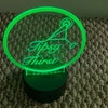 Laser Engraved LED Light up Display/sign, Custom LED Sign-circle - Etsy