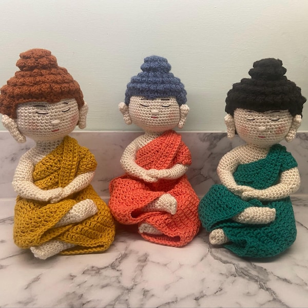 Crochet Buddha Pattern: Zen Meditation Decor (PDF Pattern) - Etsy