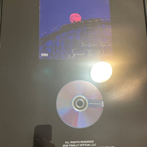 Custom Poster / Framed CD Holder / Album Wall Art - Etsy