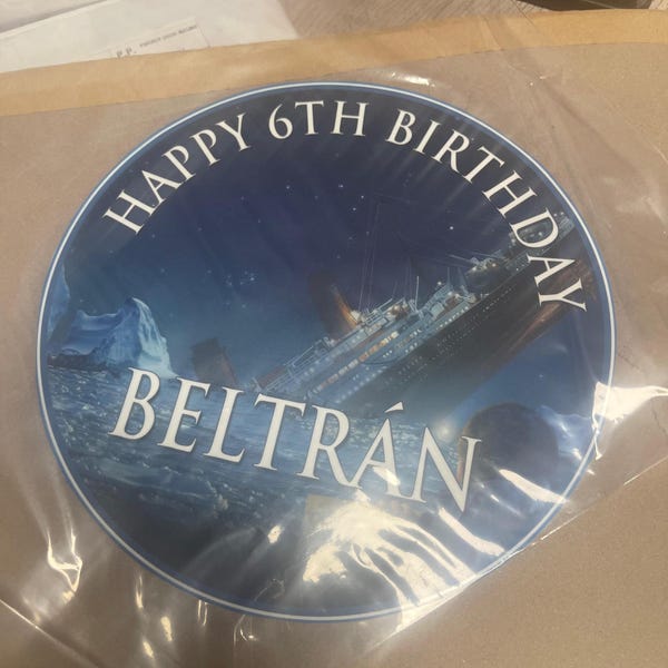 Titanic Wall Decal Sticker Mural Poster Print Art Home Bedroom Office ...