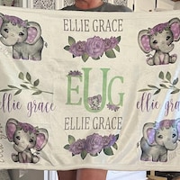 Purple Girl Elephant Clip Art, Watercolor Very Cute Little Peanut ...