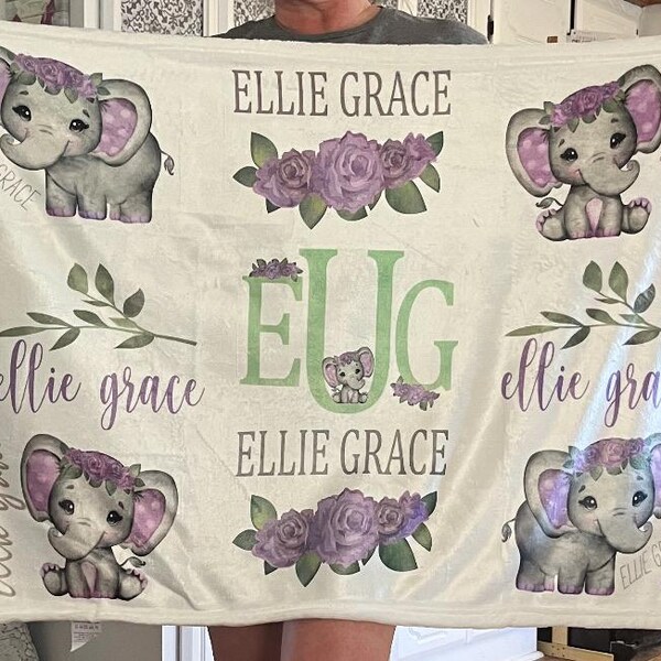 Watercolor Girl Elephant Clip Art, Very Cute Little Peanut,pink Gray ...