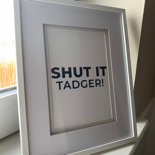 Haud Yer Wheesht Scottish Word Print Scottish Saying, Typography Print ...