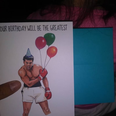 Cute Boxing Birthday Card, Boxing Gift, MMA, Sports Fan Birthday Gift ...