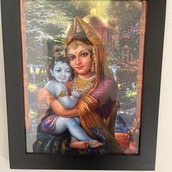 Lord Krishna and Yashoda, Beautiful Symbol for Love and Devotion ...