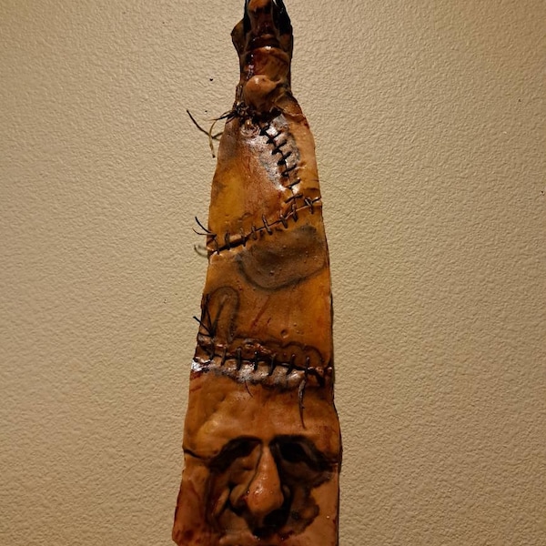 Gein Style Human Skin Lamp Shades Scary Skin Lamps - Etsy