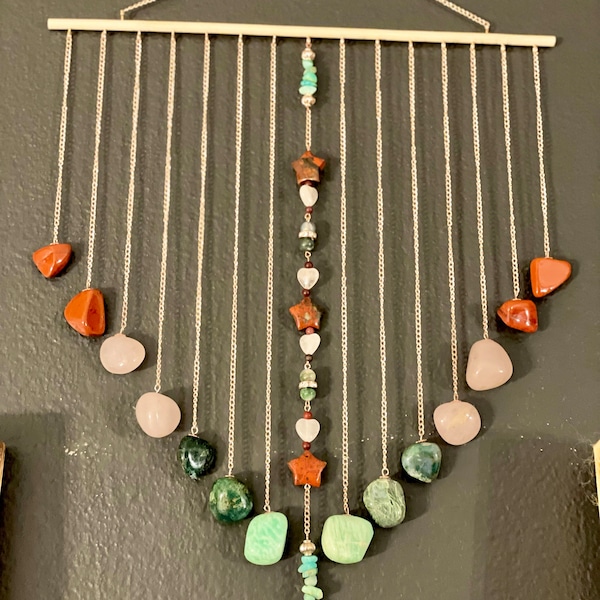 Crystal Wall Hanger / Crystals / Dangle / - Etsy