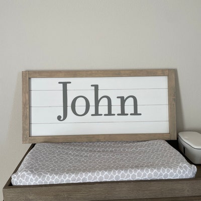 Personalized Nursery Decory Boy, 3D Wooden Name Sign, Crib Wall Name ...