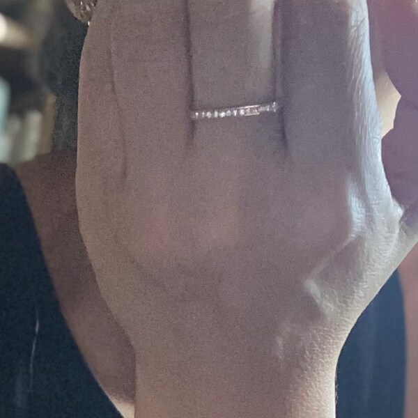 14K Gold Open Circle Ring, Geometric Shape Ring, Modern Design Gold ...