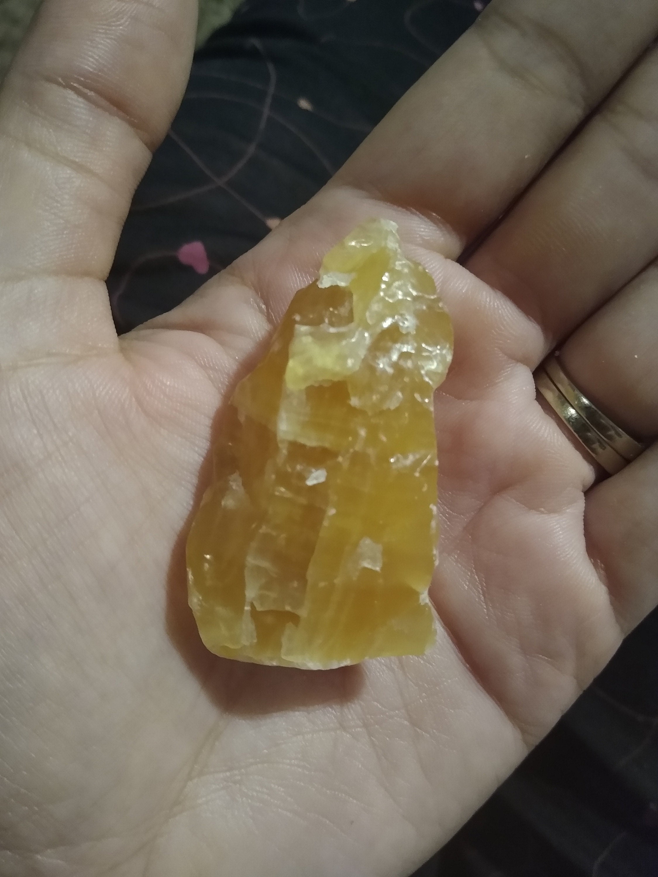 Honey Calcite Rough Natural Stone, Large 1' - 2 Choose How Many Pieces ...