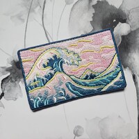 Wave Patch Ocean Iron on Patch Sea Beach Surf Make - Etsy Australia