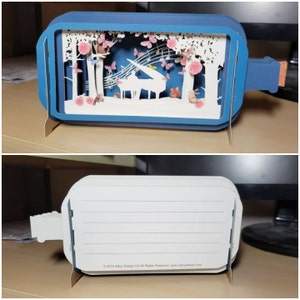 Pop up Card Happy Birthday Pop Out Card Message in a Bottle - Etsy