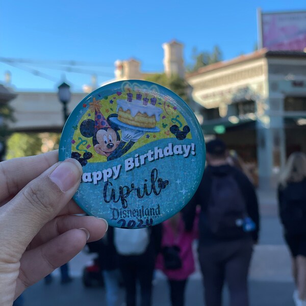 Disney Button Overlay and Name - Etsy