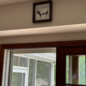 Eat Beef Western Farmhouse Style Sign - Etsy