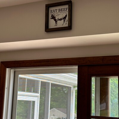 Eat Beef Western Farmhouse Style Sign - Etsy