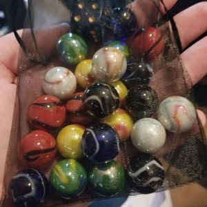50 Mixed Target Marbles 5/8 16mm Diameter FREE | Etsy