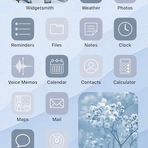 Lavender Ios App Icon Pack 300 Unique Icons in 4 Colors Each | Etsy