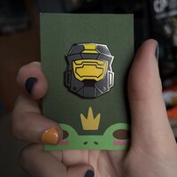 Red and Blue Helmet Pins - Etsy