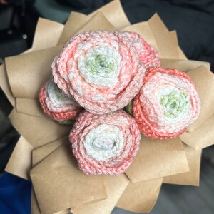 Multilayer Crochet Flower Pattern. Make Hair Accessories. Wedding ...