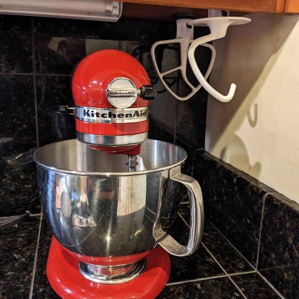 Kitchenaid Mixer Single Attachment Holder | Space-saving Organizer ...
