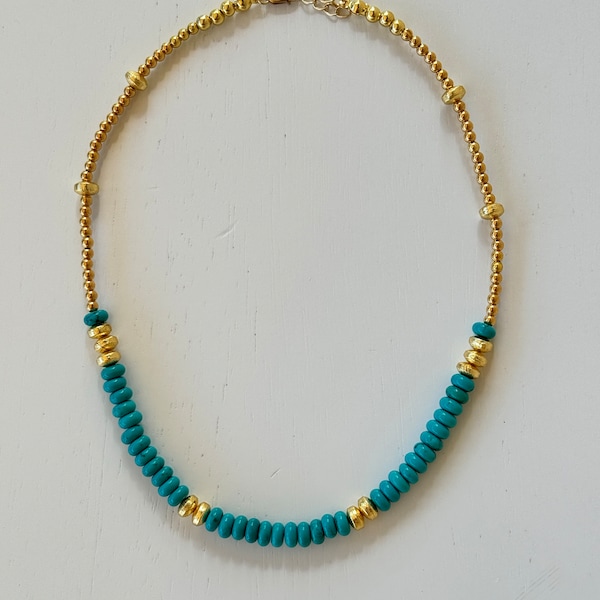 Brushed Gold Copper Roundel Rondelle Saucer 6mm 8mm 10mm - 8 Inch ...