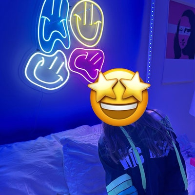 Circle LED Neon Sign, Zen Circle Neon Sign, Mixed-color Japanese Enso ...