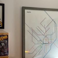 LIRR Map / New York City / Long Island Rail Road / NYC Minimal Poster ...