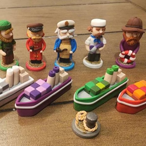 STONE BLOKS - Resource Tokens | Board Game Pieces | Board Game Upgrade ...