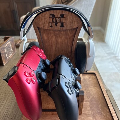 Personalized Controller Stand, Headphone Holder, Boyfriend Birthday ...