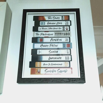 Personalised CD Stack Print Retro Music Poster Custom - Etsy UK