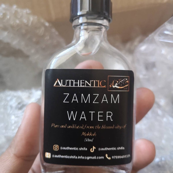 50ml Zam Zam Water | Authentic Shifa, Wedding Favour, Nikkah Favour ...